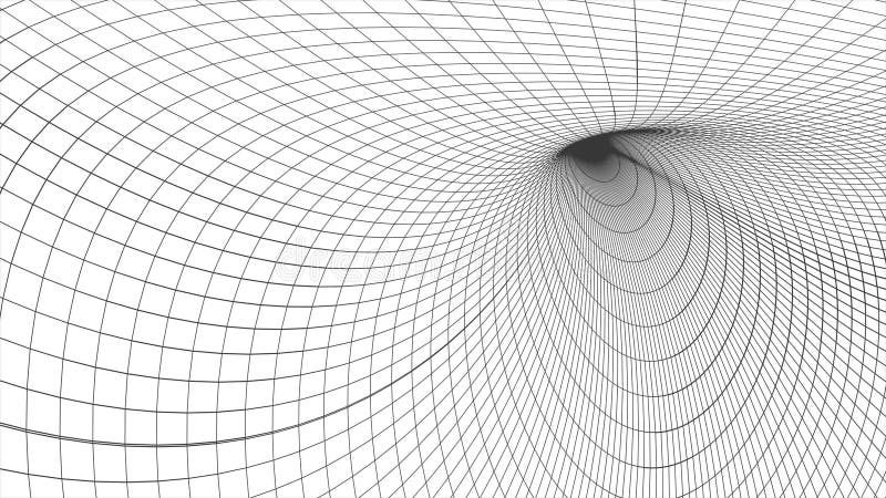 Grid Net Space Tunnel Abstract Polygonal Drawing Soft Moving Seamless Loop Motion Graphics ...