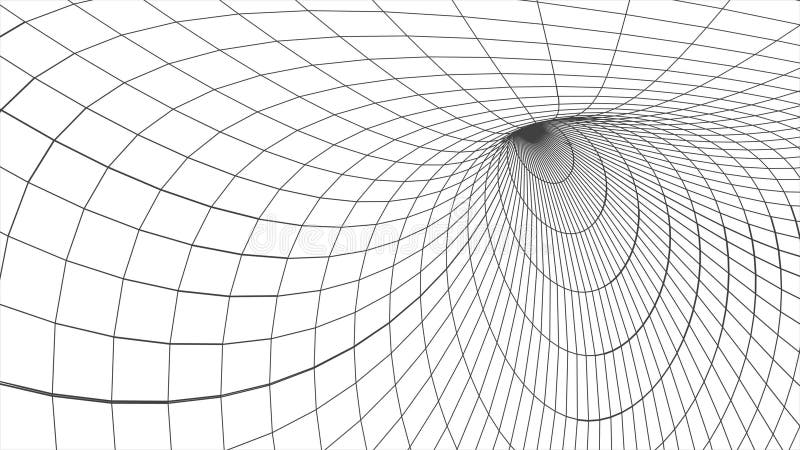 Grid Net Space Tunnel Abstract Polygonal Drawing Soft Moving Seamless ...
