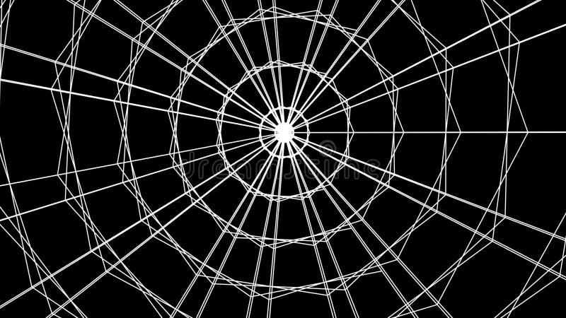 Grid Net Spider Web Tunnel Abstract Drawing Polygonal Motion Graphics ...