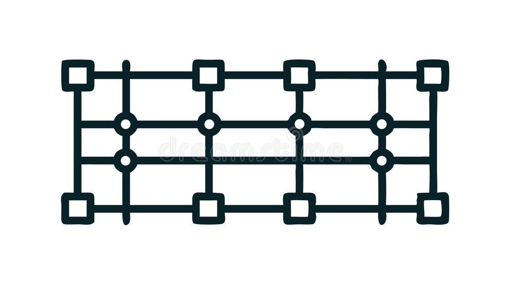 Architectural Design Network Grid Stock Illustrations – 2,310 ...