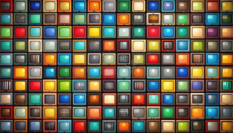 Numerous Vintage Television Sets Stock Illustrations – 5 Numerous ...