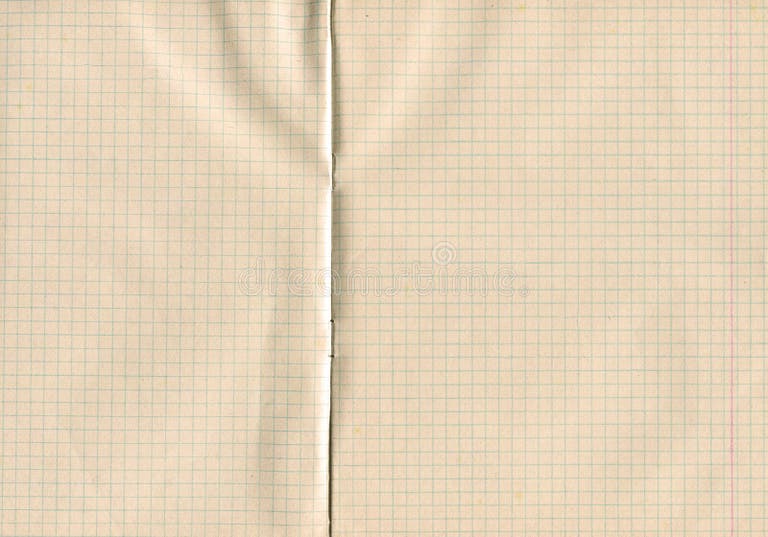 Vintage Graph Paper Background Stock Photo - Image of book, lined ...