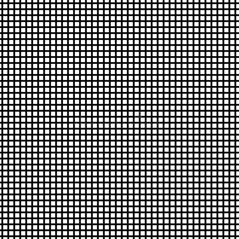Grid Optical Illusion Seamless Pattern. Stock Vector - Illustration of ...