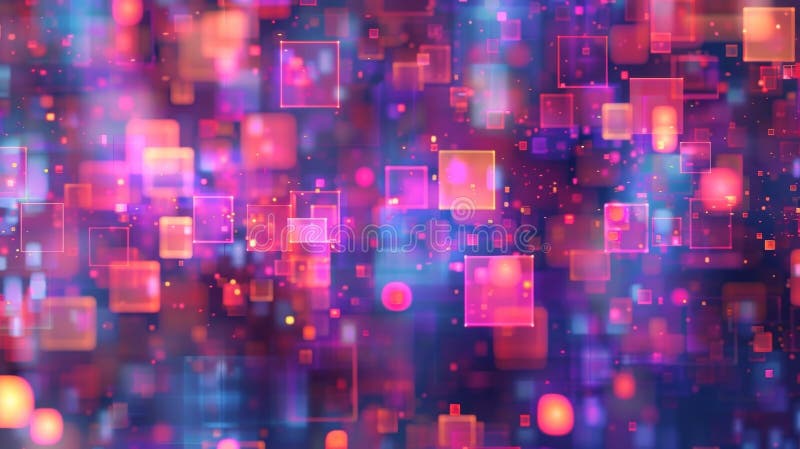 Overlapping Squares in Green Stock Image - Image of square, design ...