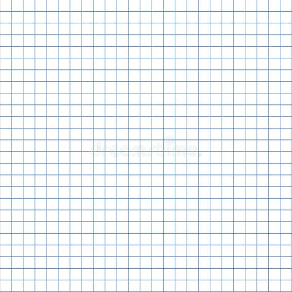 Grid Paper. Abstract Squared Background with Blue Graph. Geometric ...