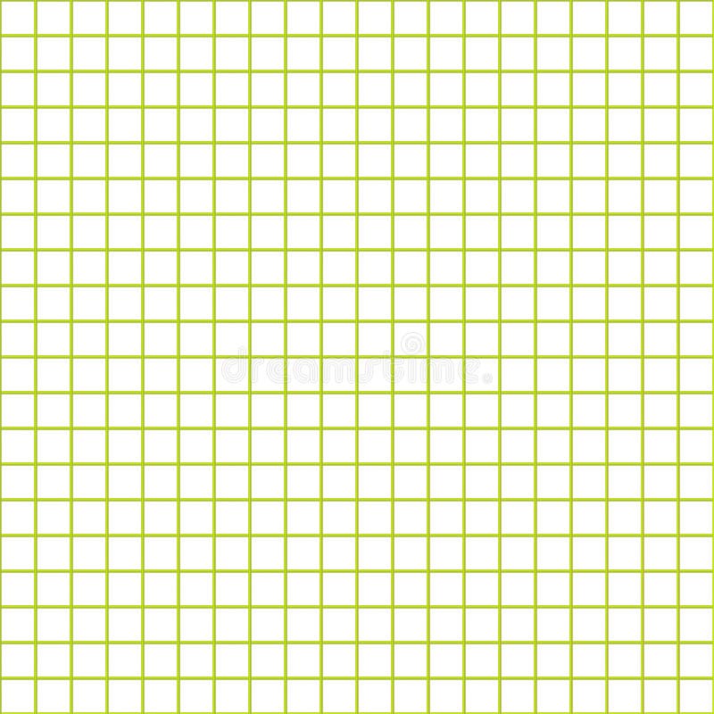 Grid Paper. Abstract Squared Background with Green Graph. Geometric ...