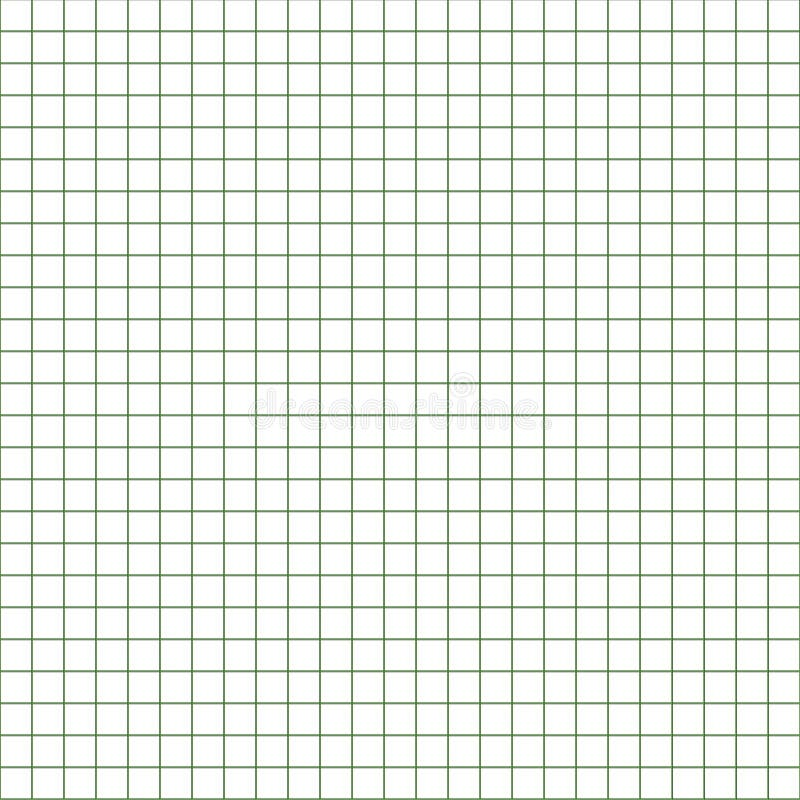 Grid Paper. Abstract Squared Background with Green Graph. Geometric ...