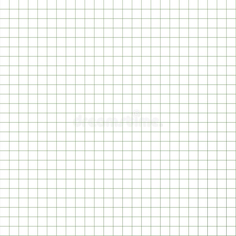 Grid Paper. Abstract Squared Background with Green Graph. Geometric ...