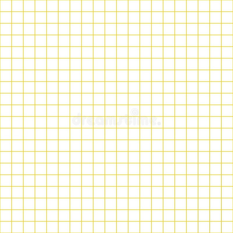 Grid Paper. Abstract Squared Background with Yellow Graph. Geometric ...