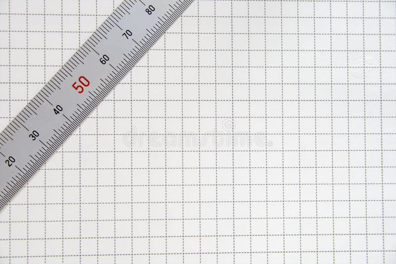 Grid Scale Paper Background Stock Image - Image of centimeter ...