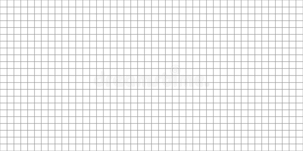 Grid Paper Background with Square Pattern, Seamless Graph Paper, White ...