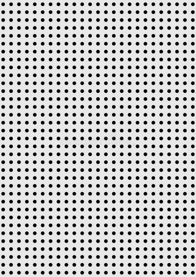 Grid Paper. Dotted Grid on Grey Background. Abstract Dotted Transparent ...