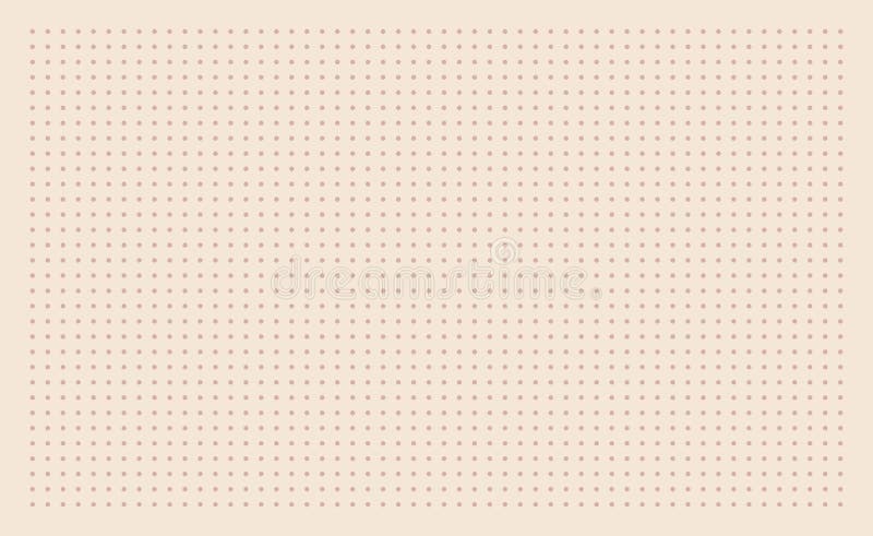 Grid Paper. Dotted Grid on Beige Background. Abstract Dotted ...