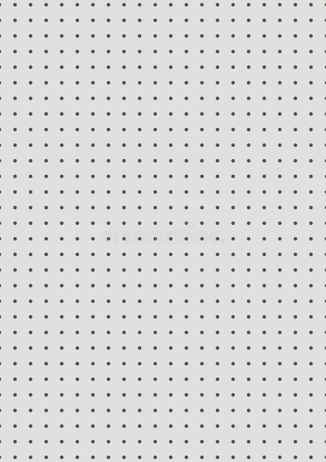 Grid Paper. Dotted Grid on Grey Background. Abstract Dotted Transparent ...