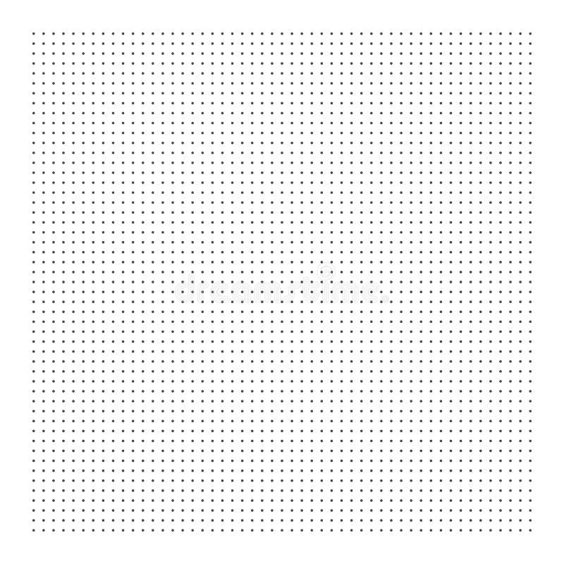 Grid Paper. Dotted Grid on White Background. Abstract Dotted ...