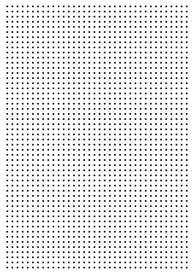 Grid Paper. Dotted Grid On White Background. Abstract Dotted ...