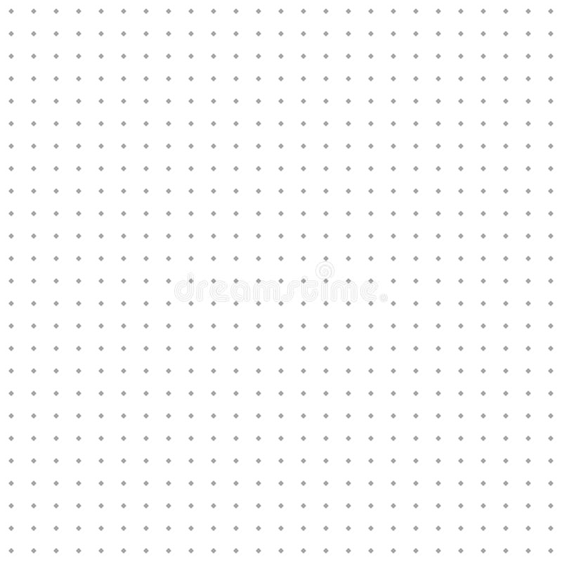 Grid Paper. Dotted Grid on White Background. Abstract Dotted ...