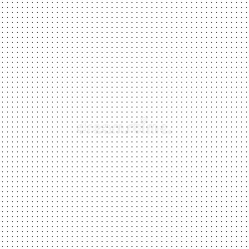Grid Paper. Dotted Grid on White Background. Abstract Dotted ...