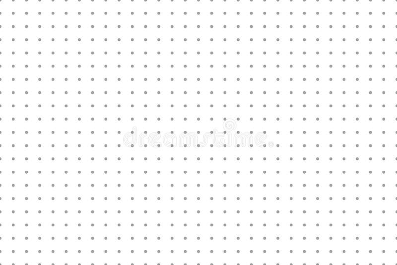 Grid Paper. Dotted Grid on White Background. Abstract Dotted ...