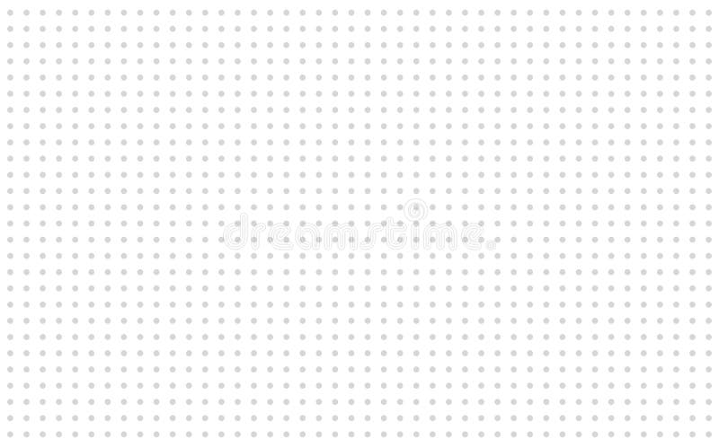 Grid Paper. Dotted Grid on White Background. Abstract Dotted ...