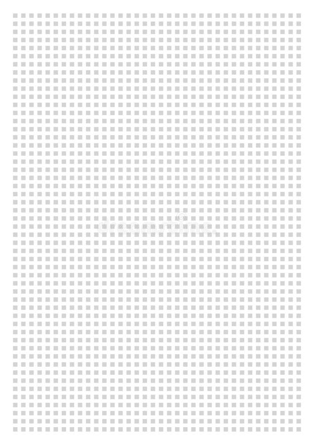 Grid Paper. Dotted Grid on White Background. Abstract Dotted ...