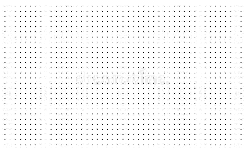 Grid Paper. Dotted Grid on White Background. Abstract Dotted ...