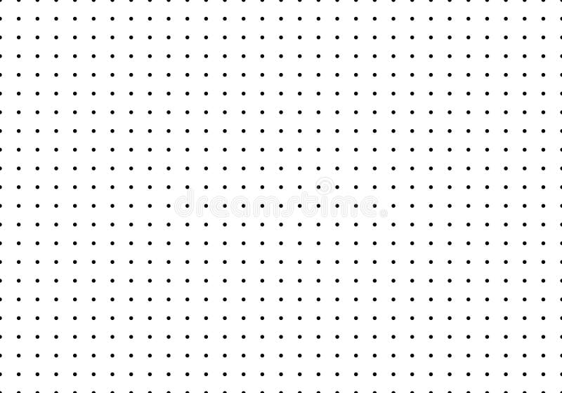 Grid Paper. Dotted Grid on White Background. Abstract Dotted ...