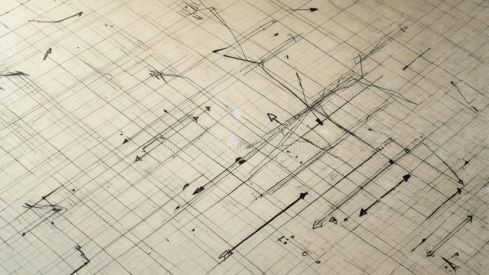 Grid Paper with Intersecting Lines, Arrows, and Labeled Points Such As ...