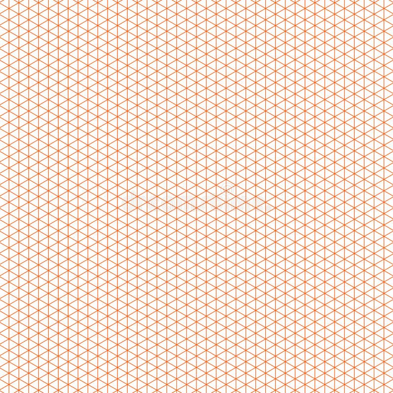 Grid Paper. Isometric Color Grid on White Background. Abstract Lined ...