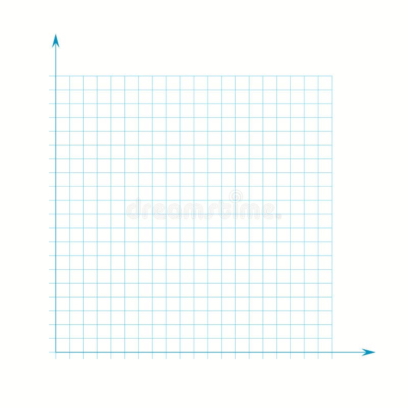 Grid Paper. Mathematical Graph. Cartesian Coordinate System with X-axis ...