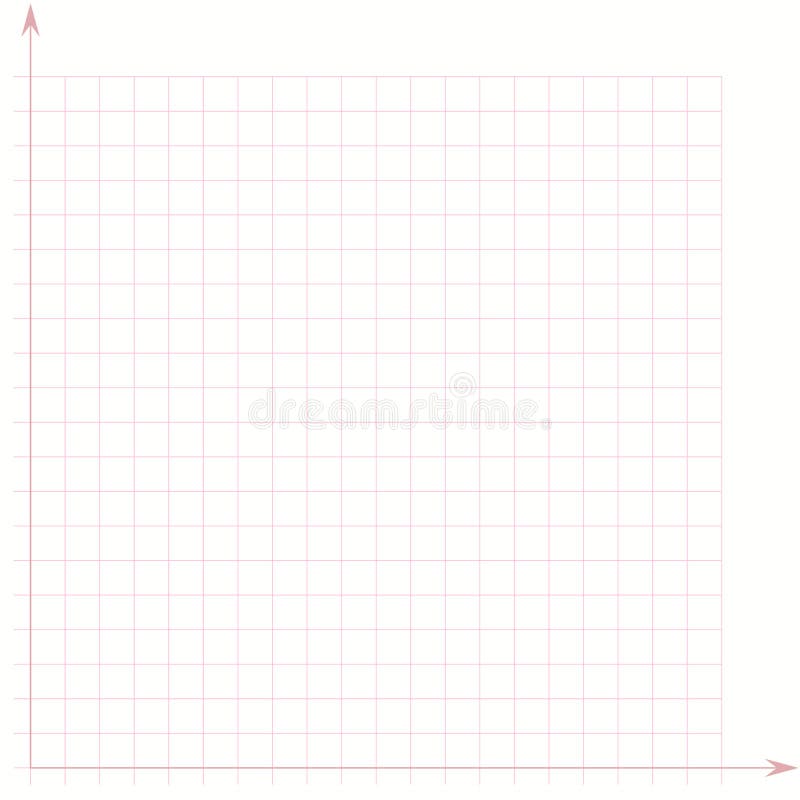 Grid Paper. Mathematical Graph. Cartesian Coordinate System with X-axis ...
