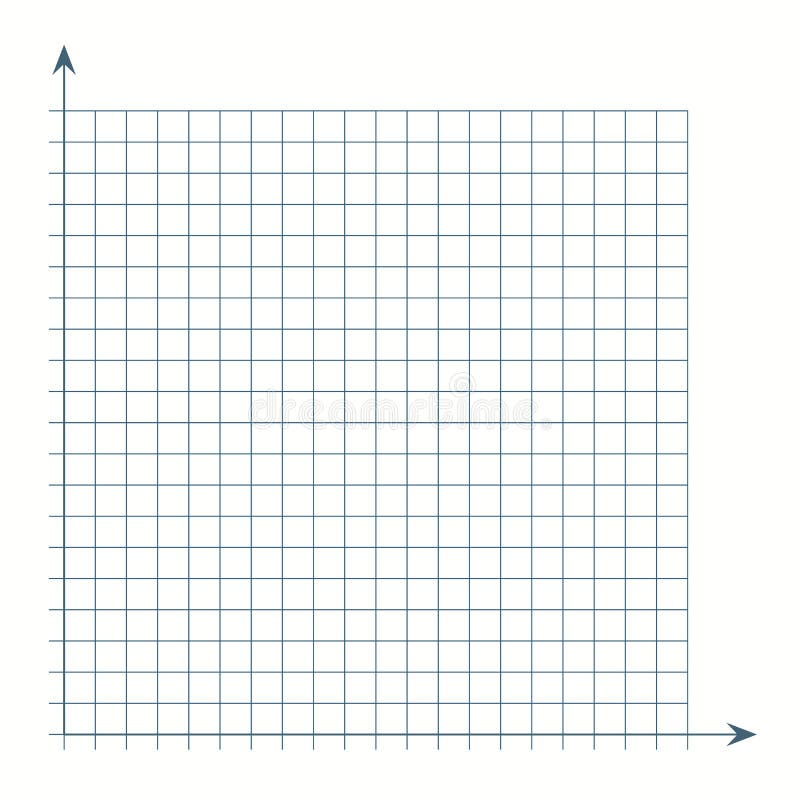 Grid Paper. Mathematical Graph. Cartesian Coordinate System with X-axis ...