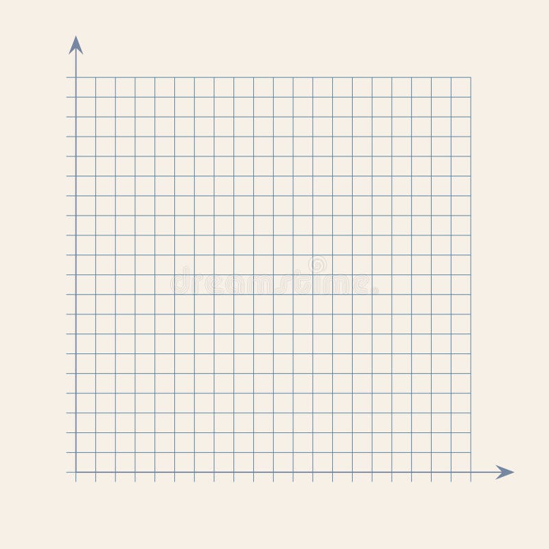 Grid Paper. Mathematical Graph. Cartesian Coordinate System with X-axis ...