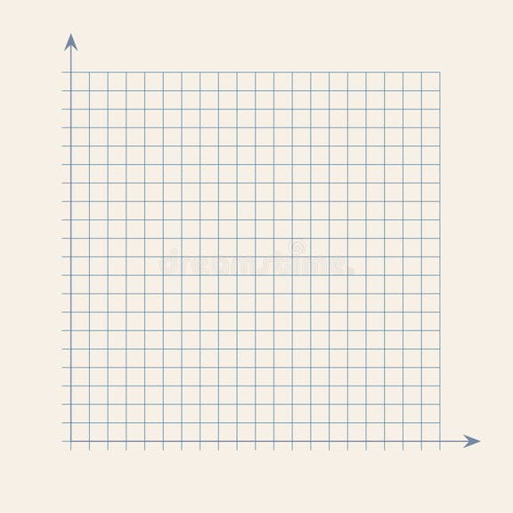 Grid Paper. Mathematical Graph. Cartesian Coordinate System with X-axis ...