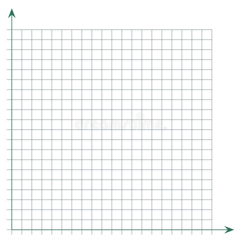 Grid Paper. Mathematical Graph. Cartesian Coordinate System with X-axis ...
