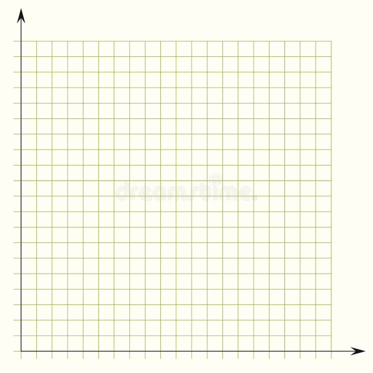 Grid Paper. Mathematical Graph. Cartesian Coordinate System with X-axis ...