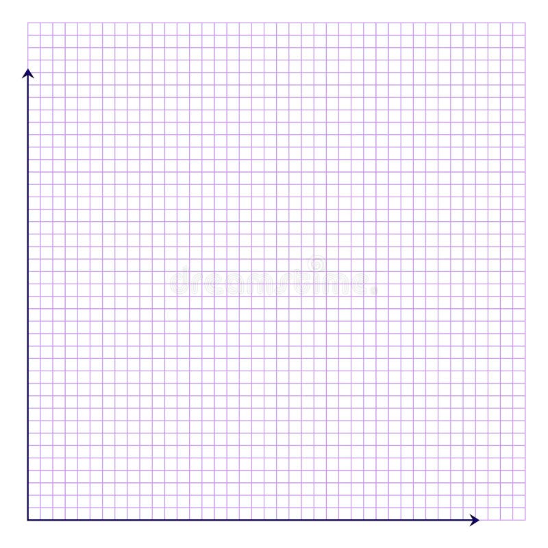 Grid Paper. Mathematical Graph. Cartesian Coordinate System with X-axis ...