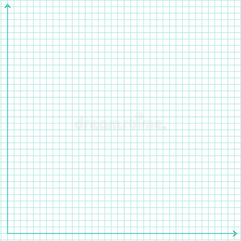 Grid Paper. Mathematical Graph. Cartesian Coordinate System with X-axis ...