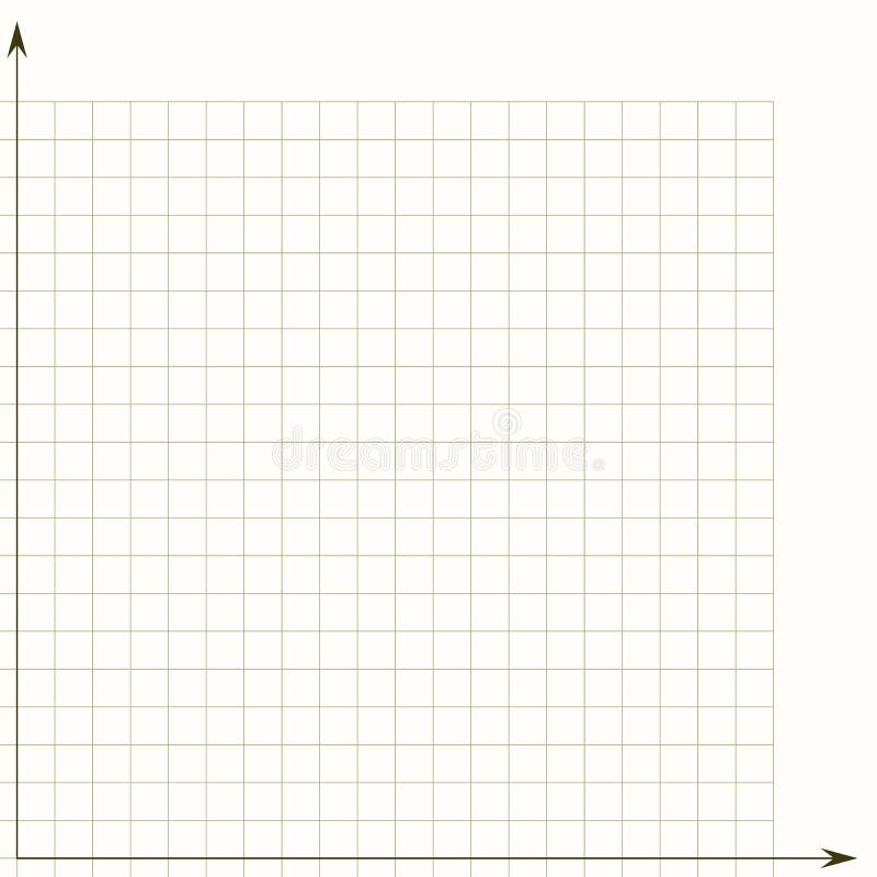 Grid Paper. Mathematical Graph. Cartesian Coordinate System with X-axis ...
