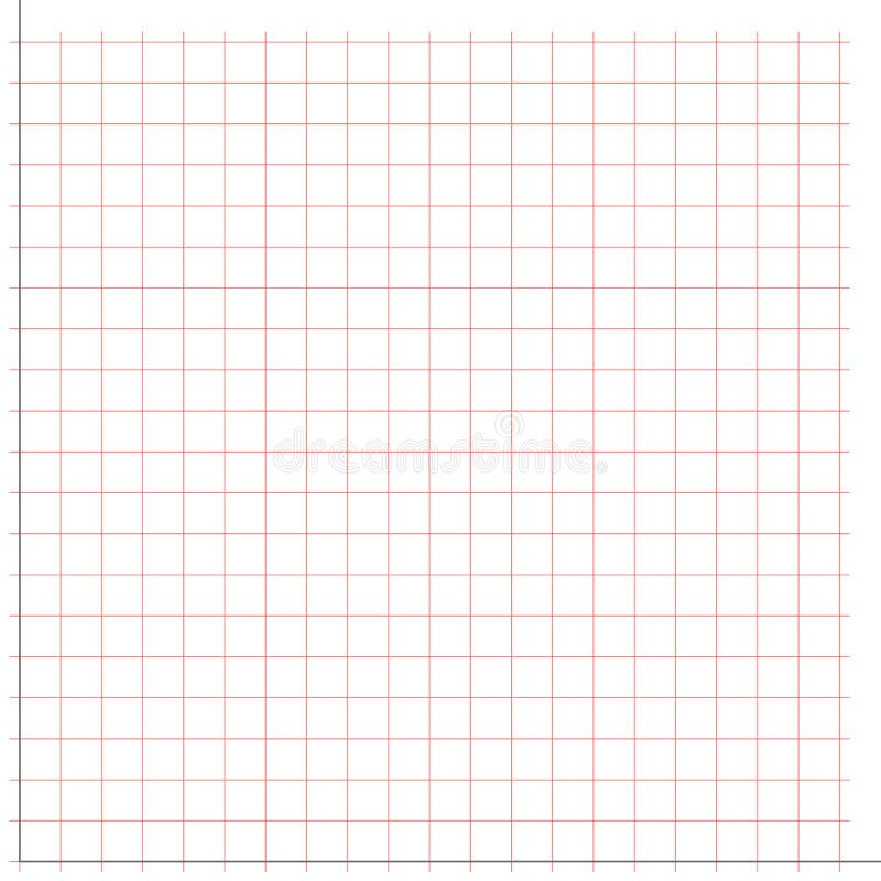 Grid Paper. Mathematical Graph. Cartesian Coordinate System with X-axis ...