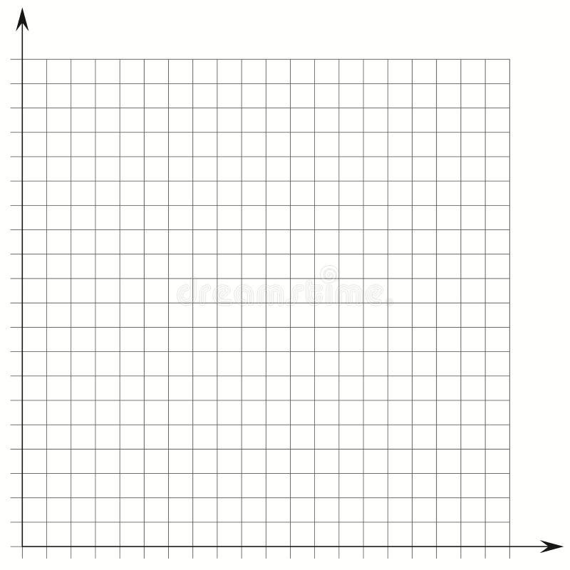 Grid Paper. Mathematical Graph. Cartesian Coordinate System with X-axis ...