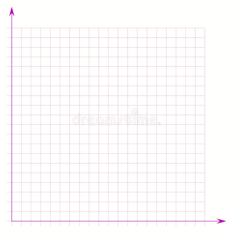 Grid Paper. Mathematical Graph. Cartesian Coordinate System with X-axis ...
