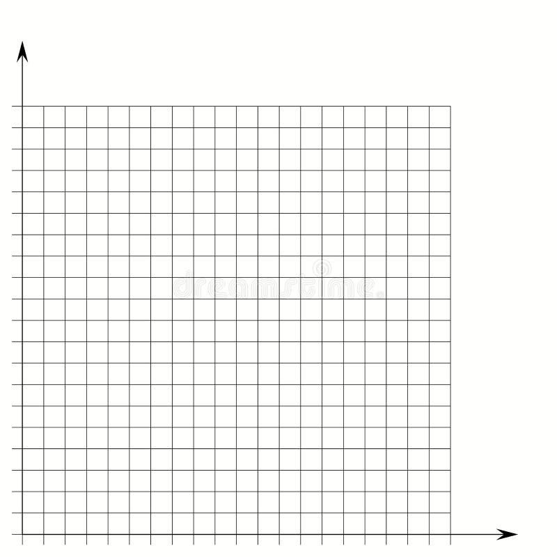 Grid Paper. Mathematical Graph. Cartesian Coordinate System with X-axis ...