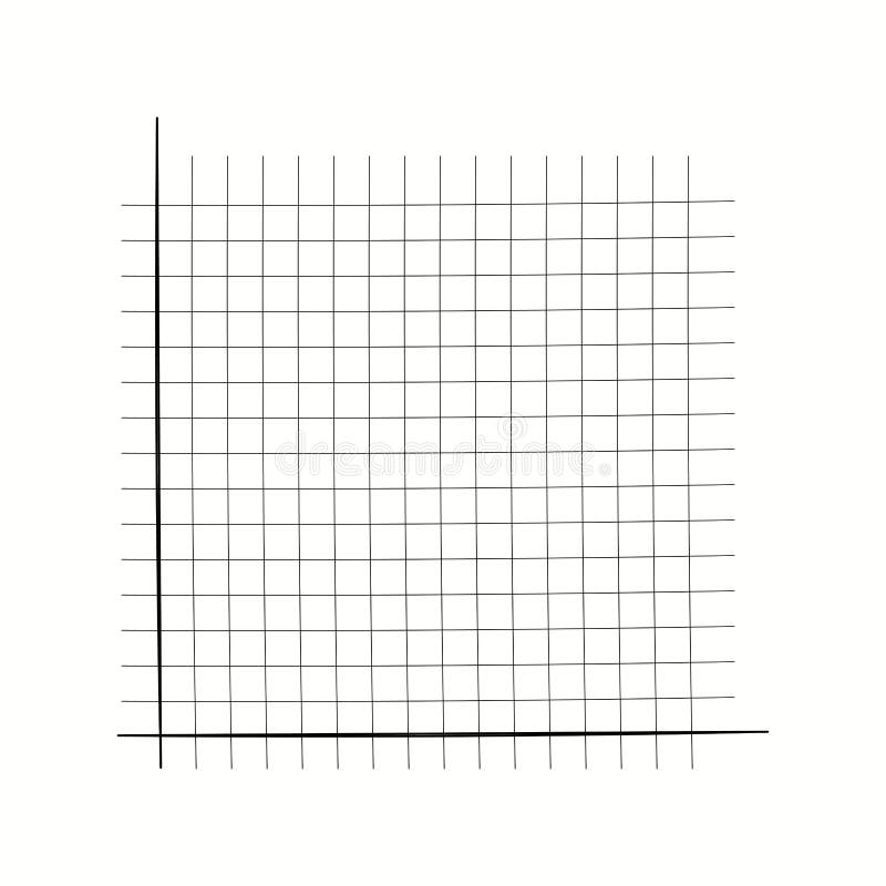 Grid Paper. Mathematical Graph. Cartesian Coordinate System with X-axis ...
