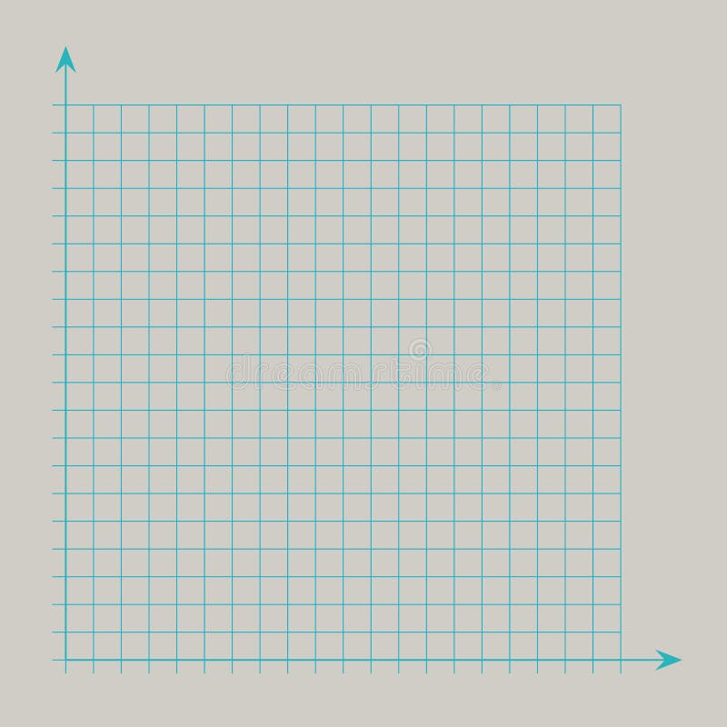 Grid Paper. Mathematical Graph. Cartesian Coordinate System with X-axis ...