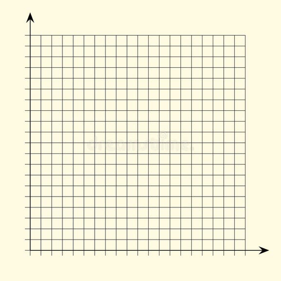 Grid Paper. Mathematical Graph. Cartesian Coordinate System with X-axis ...