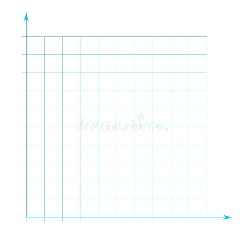 Grid Paper. Mathematical Graph. Cartesian Coordinate System with X-axis ...
