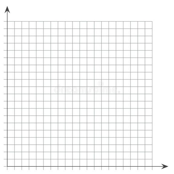 Grid Paper. Mathematical Graph. Cartesian Coordinate System with X-axis ...