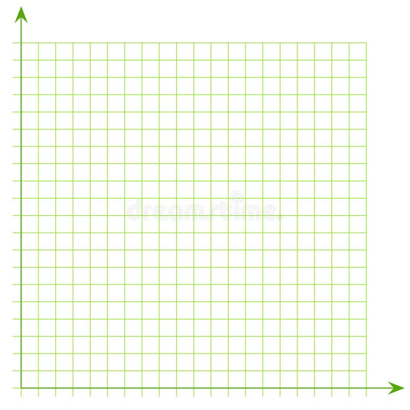Grid Paper Mathematical Graph Cartesian Coordinate System With X Axis