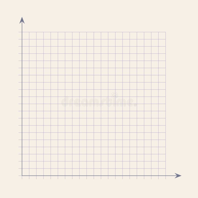 Grid Paper. Mathematical Graph. Cartesian Coordinate System with X-axis ...